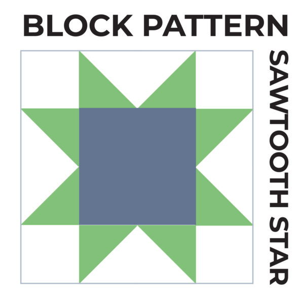 Sawtooth Star Quilt Block Pattern – Quilting Webmaster